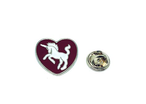 Heart Unicorn Pin Finox