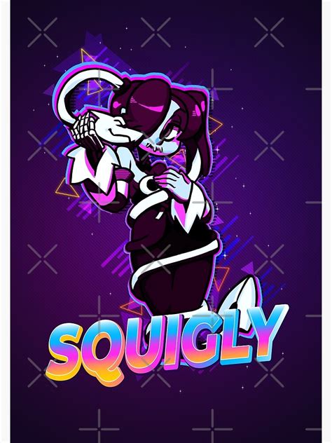 Squigly Skullgirls Poster For Sale By Waifufury Redbubble