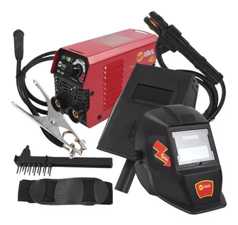 Soldadora Inversor Weld Force Wf 120 Careta Electrónica Envío Gratis