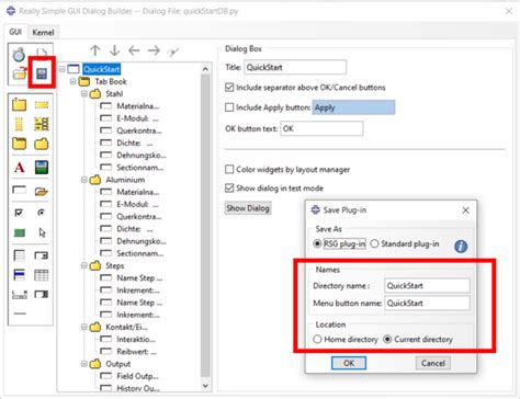 Abaqus CAE QuickStart Plugin With RSG Dialog Builder PLM Blog