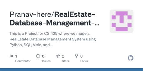 GitHub Pranav Here RealEstate Database Management Project This Is A