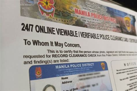 Pnp Police Clearance Has ‘no Impact