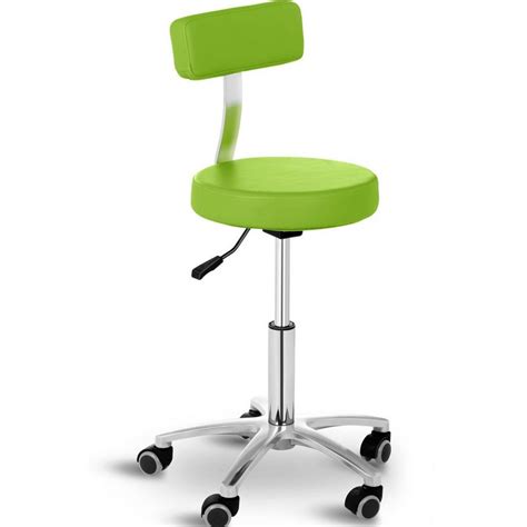 Physa Drehstuhl Rollhocker Mit Lehne Drehhocker Arbeitshocker