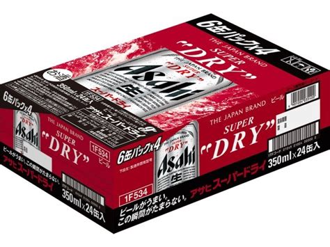 【楽天市場】アサヒビール アサヒス パ ドライ缶350ml 6缶パック×4 価格比較 商品価格ナビ