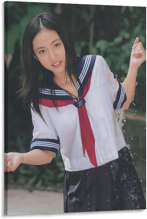 Jp 紗綾（さあや） Hd写真ポスター2 キャンバスアートポスターとウォールアートピクチャープリントモダンファミリー