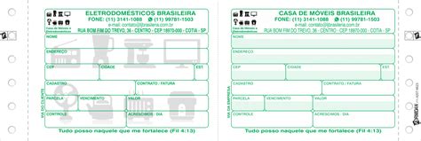 Carnê Parcelas de Crediário Formidan Formulário Contínuo