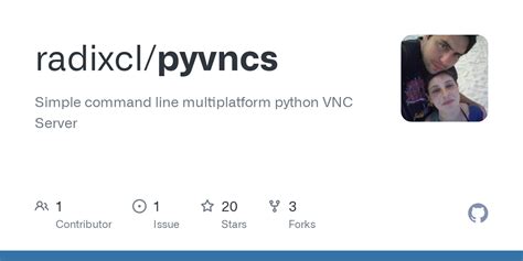 GitHub Radixcl Pyvncs Simple Command Line Multiplatform Python VNC