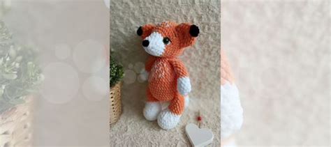 Мягкая игрушка ручной работы Лисичка купить в Химках по низкой цене с доставкой Хобби и отдых