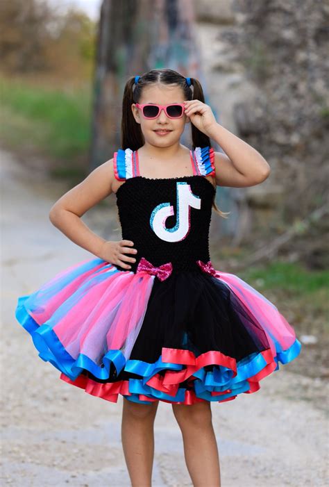 Tiktok Tutu Tik Tok Party Tiktok Birthday Tik Tok Outfittik Tok Gi Little Ladybug Tutus