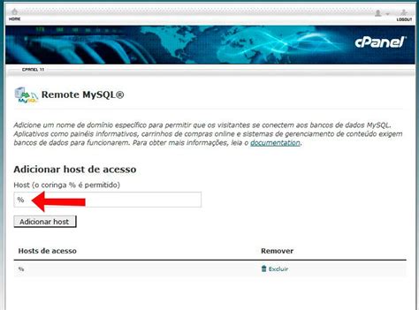 Acessar Mysql Remotamente Hospeda Meu Site