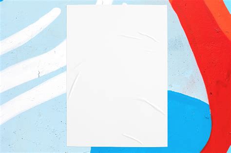 주름이 있는 글루드 포스터 템플릿이 있는 다채로운 도시 벽 질감 0명에 대한 스톡 사진 및 기타 이미지 0명 A4 용지