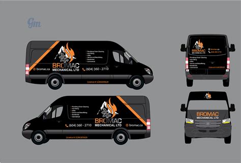 Bromac Vehicle Wrap And Logo Design Behance