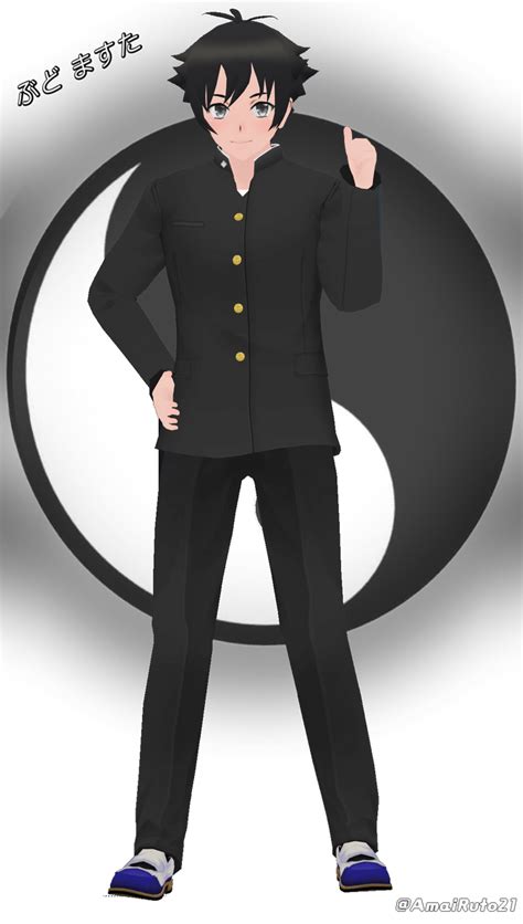 Budo Masuta Hairmodelfaceedit No Dl By Amairuto21 On Deviantart