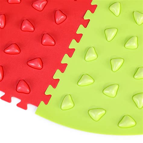 Acupressure Mat Foot Reflexology Walking Toe Plate Massage Pad Color