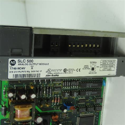 Allen Bradley 1746 NO4V Ser A SLC 500 Analog Output Module Bullseye Industrial Sales