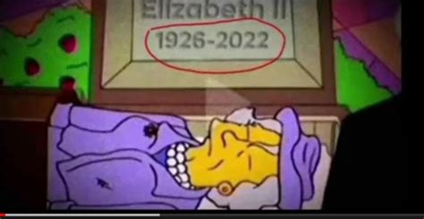 حقيقة تنبؤ كرتون شهير بتاريخ وفاة الملكة إليزابيث المنوعات الطريق