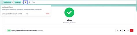 Add Notifications Spring Boot Admin