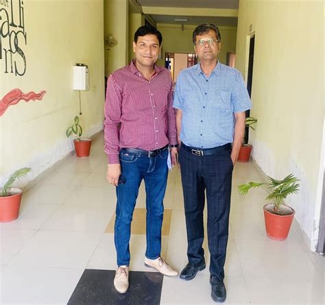 Dr Manish Shukla Journalist On Linkedin With Senior Journalist Dr Sandeep Purohit Sir