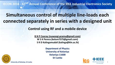 pdf simultaneous control of multiple line loads each connected