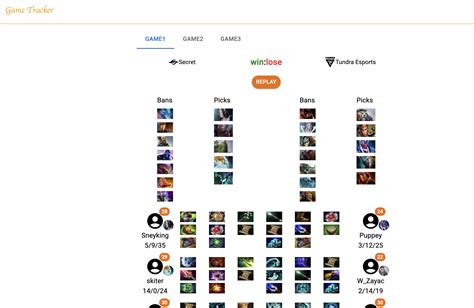 Game Tracker Devpost