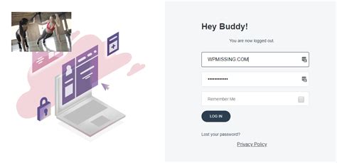 Modern Professional Wordpress Login Page Refresh Wp Missing