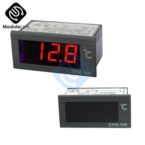 Tpm 900 220v Digital Temp Thermostat Thermo Temperature Controller Led Panel Meter Control With