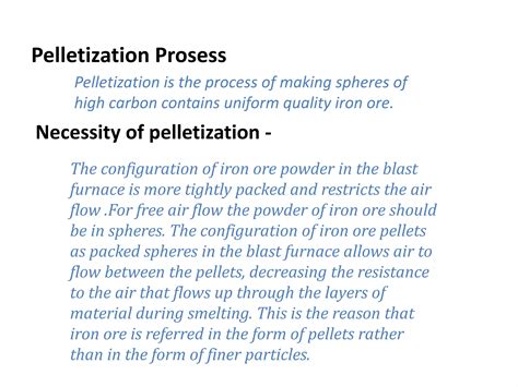 Pelletization Process By Kshirod Pptx