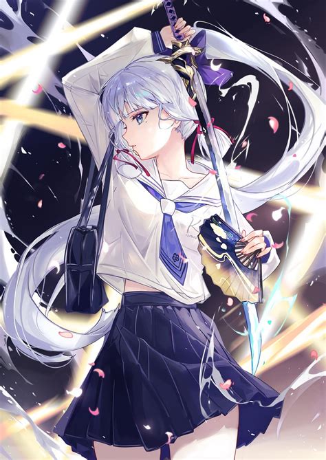 神里绫华 「 原神 」 Vardanのイラスト