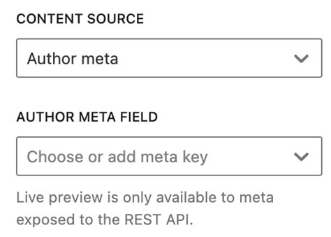Dynamic Data Options Overview Documentation