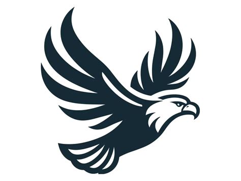 Black Flying Eagle Logo Template Png Vector In Svg Pdf Ai Cdr Format