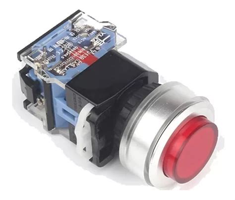 Interruptor Boton Rojo Luz Botonera Industrial 30mm 22mm Mercadolibre 📦