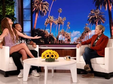 Chrissy Teigen Looks Sexy At The Ellen Degeneres Show Photos The Fappening