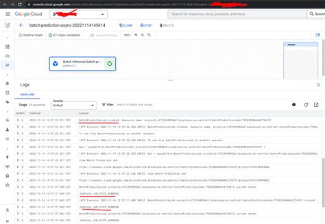 Google Cloud Aiplatform Model Batch Predict With Sync False Does Not
