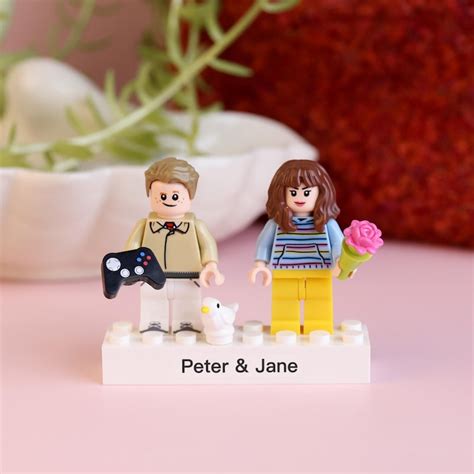 Personalized Couple Legos Minifigures Etsy