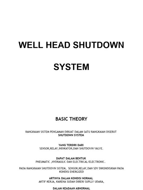 Well Head Sd System Pdf