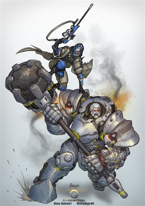 Overwatch Ana Amari Reinhardt By Katoyo On Deviantart