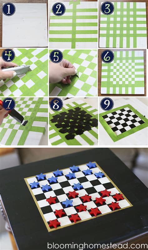 Diy Checkers Blooming Homestead