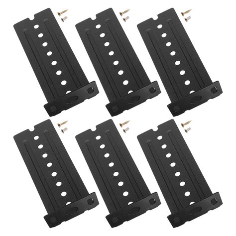 Hemoton 1 Set Of Stainless Steel Keyboard Tray Slides Bracket Rear Supports For Keyboard Drawer