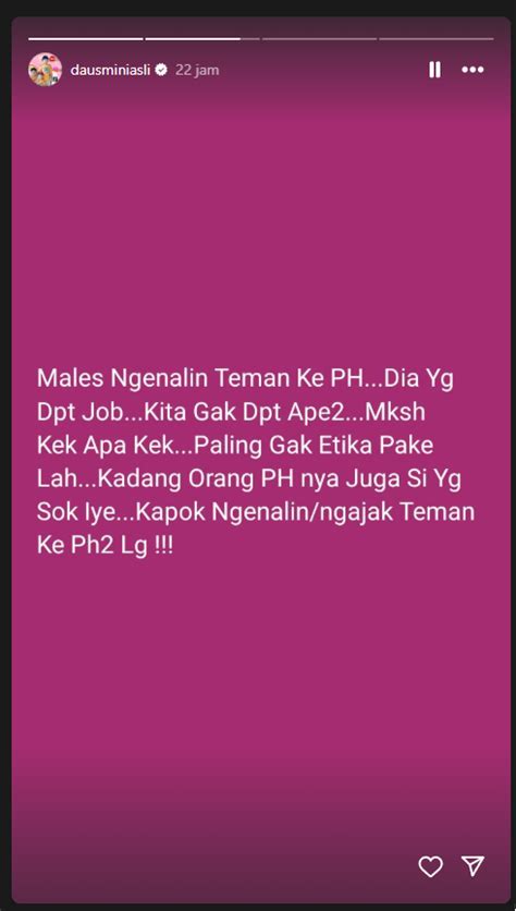 Lama Tak Ada Kabar Daus Mini Mendadak Murka Dan Ungkap Penyesalannya