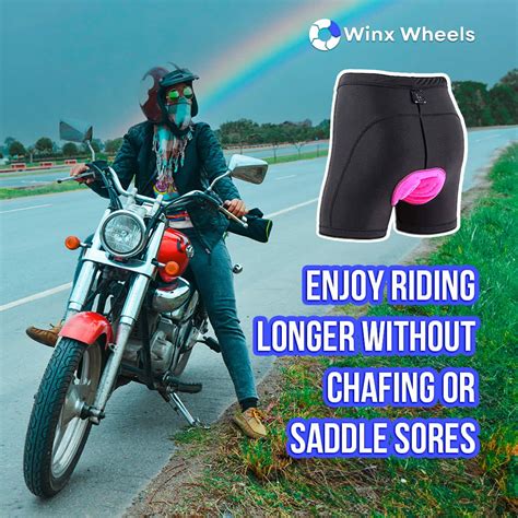 Womens Gel Padded Motorcycle Shorts Winx Wheels Winxwheels