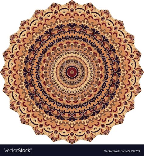 Ornamental Abstract Lace Pattern Royalty Free Vector Image