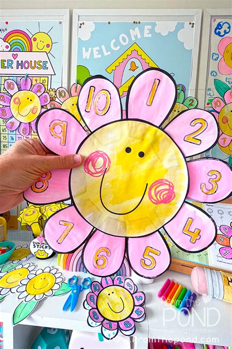 Math Craft For Numbers Math Crafts Kindergarten Crafts Easy