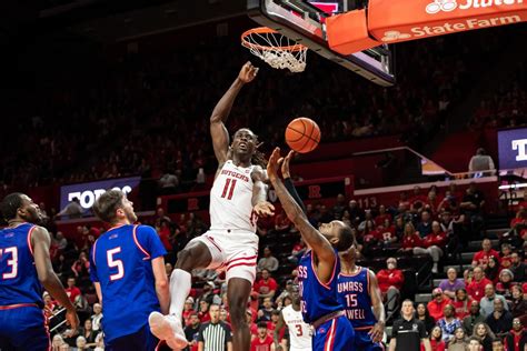 Rutgers Basketball Improves To 3 0 With 73 65 Win Over Umass Lowell 5
