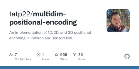 GitHub Tatp22 Multidim Positional Encoding An Implementation Of 1D