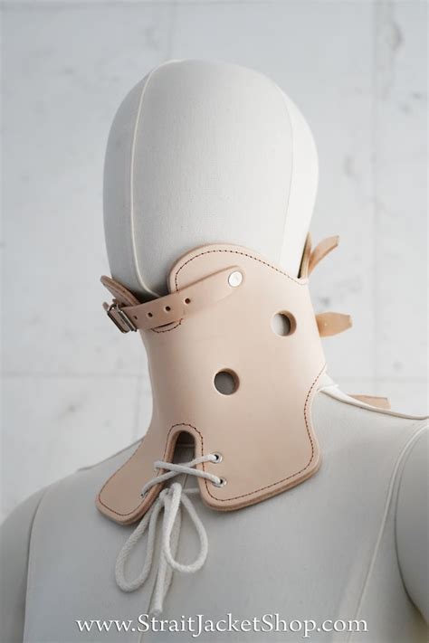 Leather Orthopedic Esque Posture Collar Neck Brace Orthosis Etsy