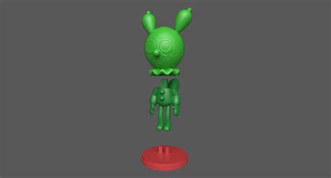 🗺️ Dandys World Skin Creepy Clown Looey・ 3d File Per Stampa 3d・cults