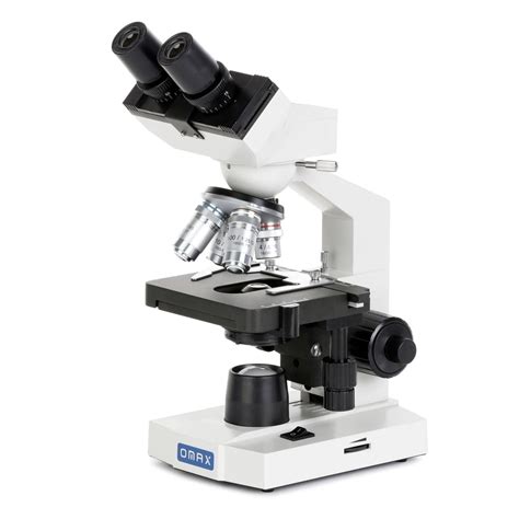 Omax Microscopio Compuesto Binocular Led De Laboratorio 40x 2000x Con