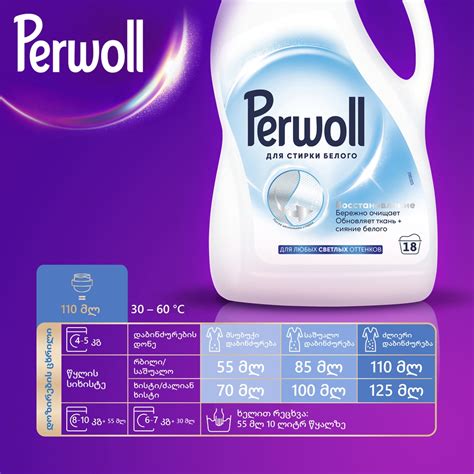 Perwoll თეთრი ქსოვილის სარეცხი სითხე 2 ლ Veli Store