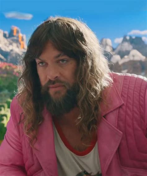 Jason Momoa A Minecraft 2025 Pink Fringe Leather Jacket Jacketmadness