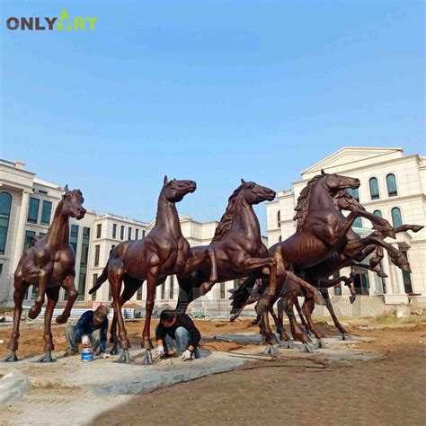 Bronze High Quality Large Horse Statue Luxury Sculpture